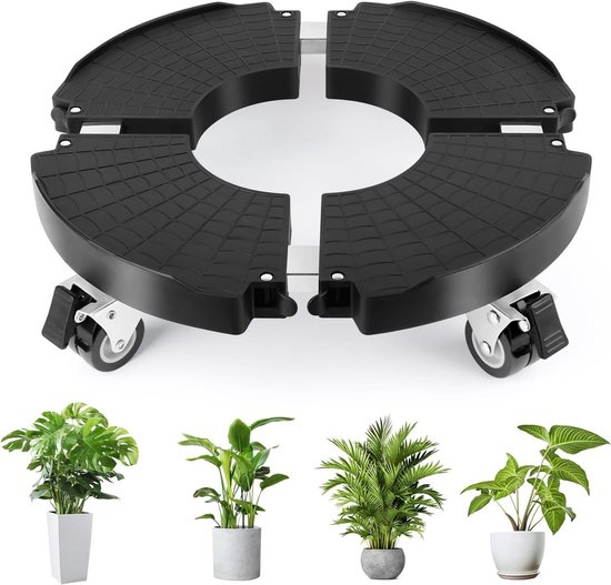 Plant Roller Diameter 35 - 48 cm Rolling Planter up to 150 kg Flower ...
