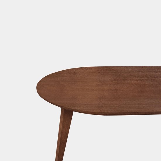Tafel Plat Ovaal Eikenhout - Hout Onderstel - Toscane 102 | bol