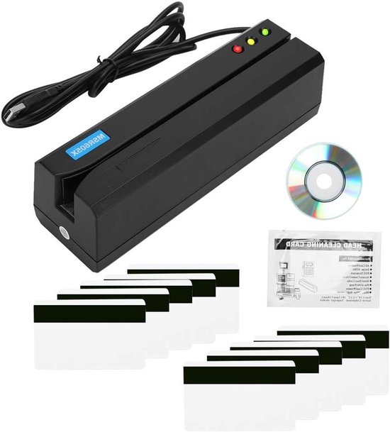 Card Reader met Magnetische Strip - Encoder 3 Sporen - Blank Kaarten en ...