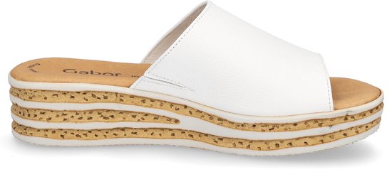 Talon compensé blanc pour femme Gabor | bol