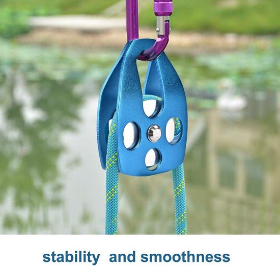 Allecto Plus - Kantelblok voor lier - Klimtouw katrol - 28KN katrol met ...