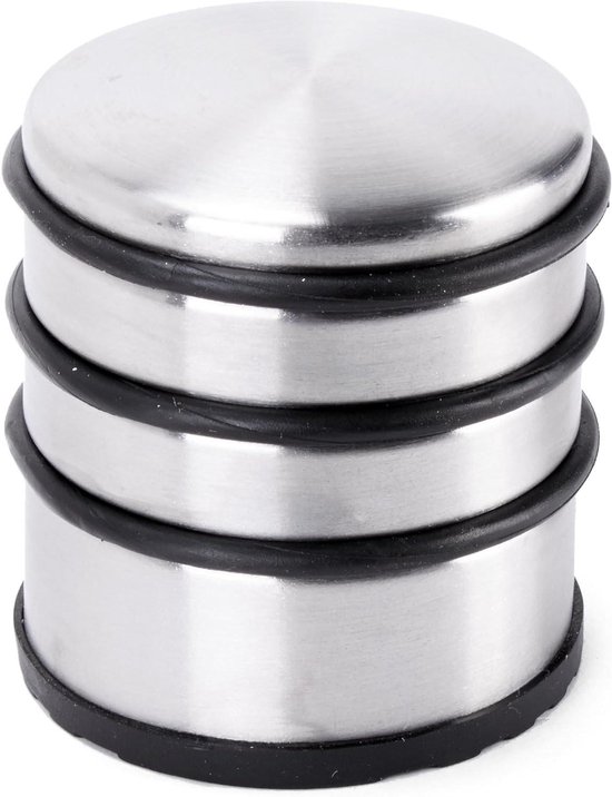 Roestvrijstalen deurstopper 85 x 8 cm (b x h) - ca. 12 kg - voor zware ...