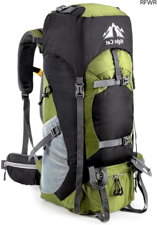 RFWR® Hikingrugzak 70L en 90L met Regenhoes voor Wandelen, Kamperen en Bergbeklimmen | bol