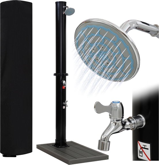 STILISTA Buitendouche met Vloer - Solar - Tuindouche - Campingdouche ...