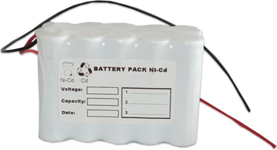 Q-Batteries NiCd Pack 12V 0.8Ah Speciale Batterij Q3208 | bol
