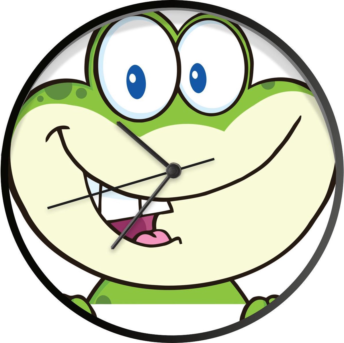 Klok Animation Ø 30 cm - Animation d'une grenouille heureuse - Moderne ...