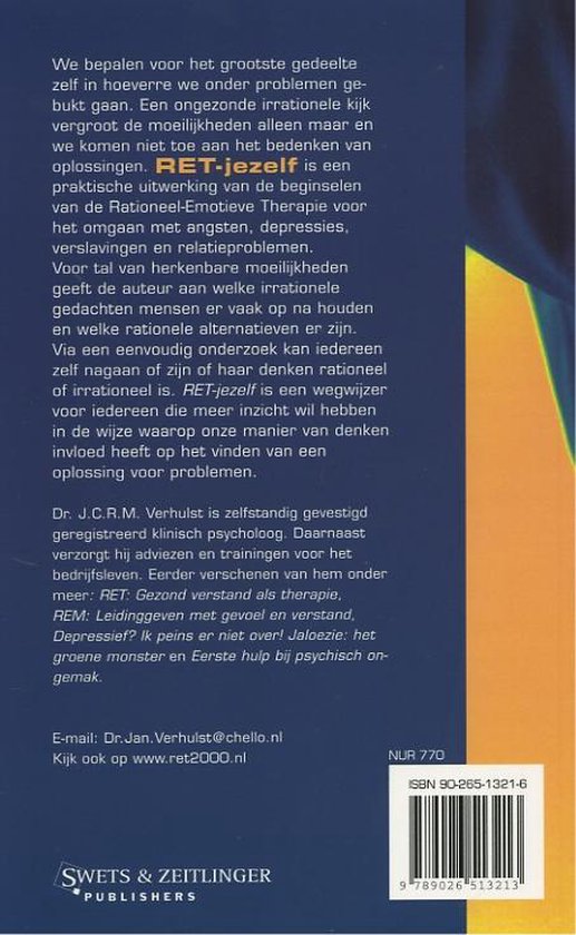 Ret Jezelf, Jan C.R.M. Verhulst | 9789026513213 | Boeken | bol