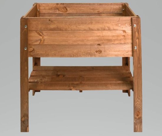 Esscherts Garden Verhoogd houten plantenbed/kweektafel met plank voor ...