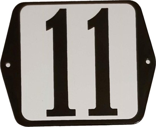 Huisnummer standaard nummer 11 | bol