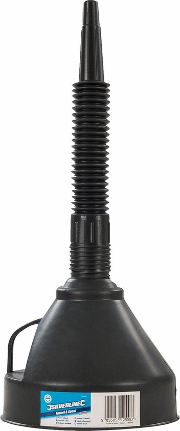Silverline Plastic trechter met tuit 160 mm | bol.com