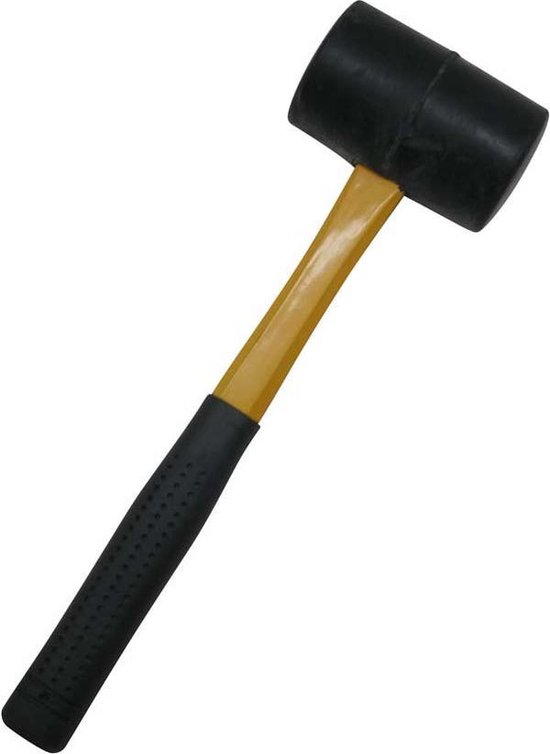 Wovar Rubber Hamer met kunststof steel | Per Stuk | Tegelhamer | bol.com