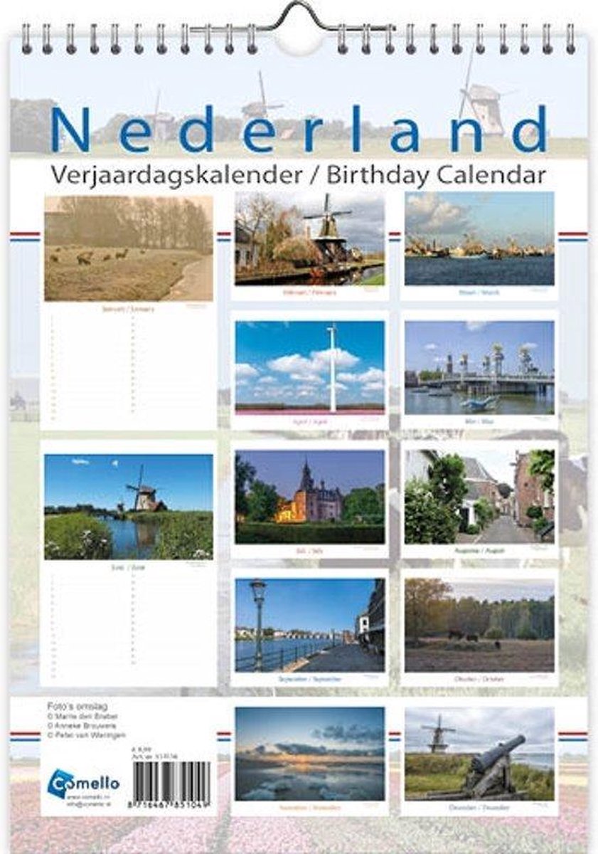 Verjaardagskalender - Nederland | bol.com