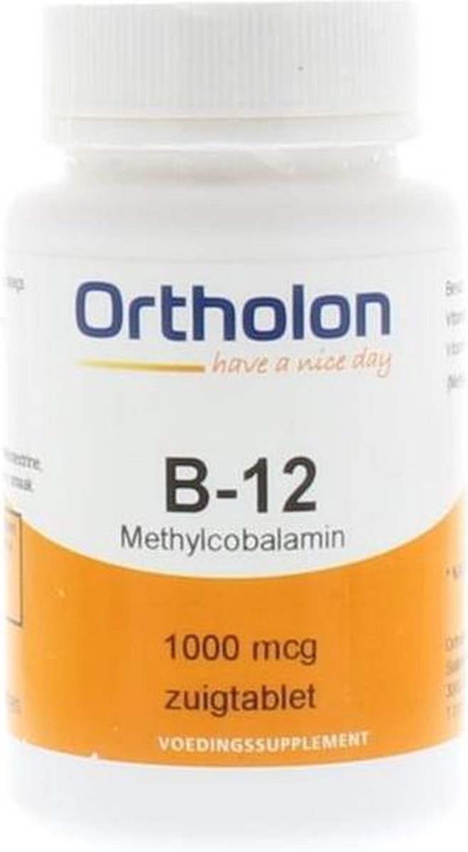 Ortholon B12 1000mcg Methylcobalamine Zuigtabletten | bol