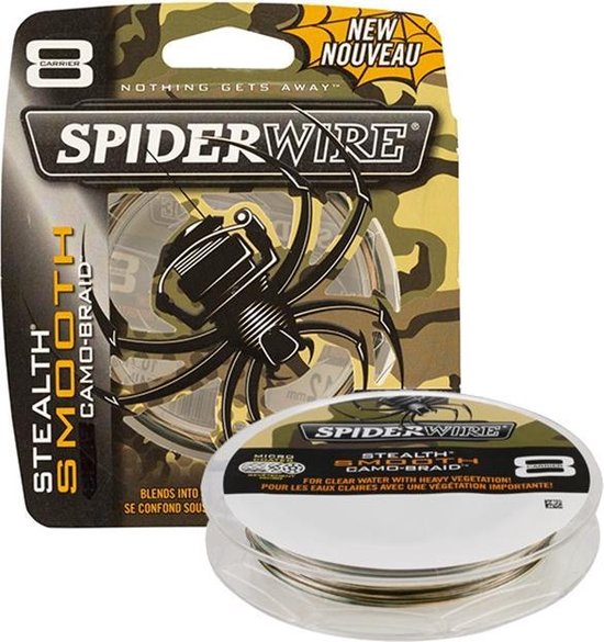 SpiderWire Stealth Smooth 8 Braid - Camo - 0.06mm - 6.6kg - 150m | bol