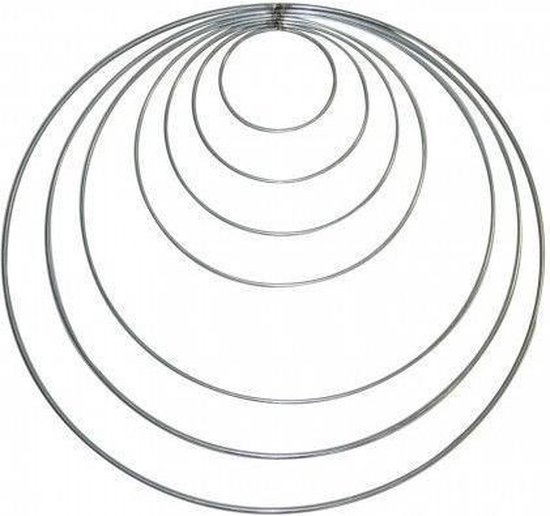 Anneau d'étirement rond 20 cm. épaisseur 3 mm - 10 pièces | bol.com