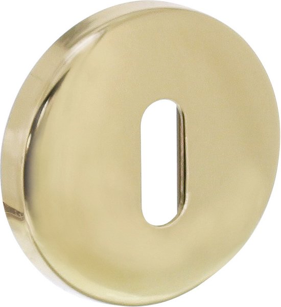 Rozet sleutelgat bol rond messing gelakt | bol.com