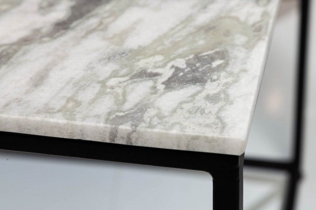 Salontafel Elements 50cm Marmer Wit - 40112 | bol.com