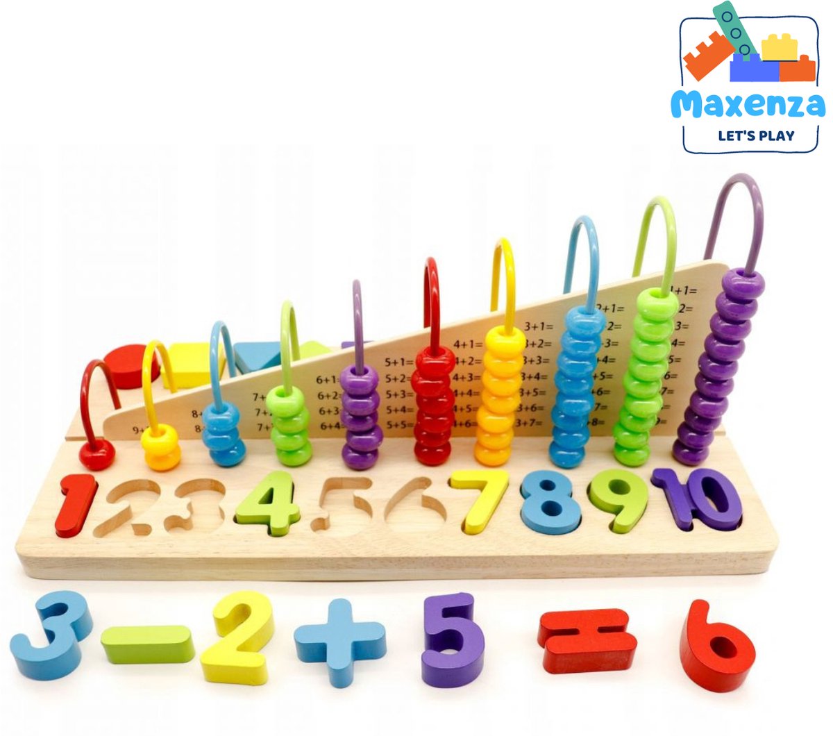 Maxenza MB059 Educatief Houten Telraam Onderwijs Set Voor Kinderen ...