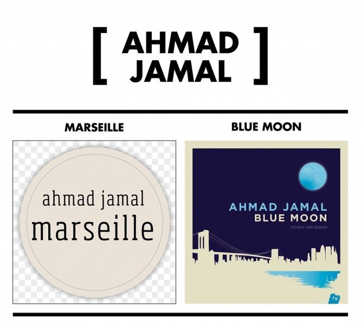 Ahmad Jamal - Marseille / Blue Moon (2 CD), Ahmad Jamal | Muziek | bol