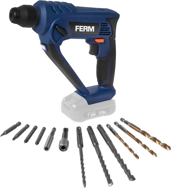 Ferm - Accu boorhamer 20V - HDM1051 - F-Power | bol