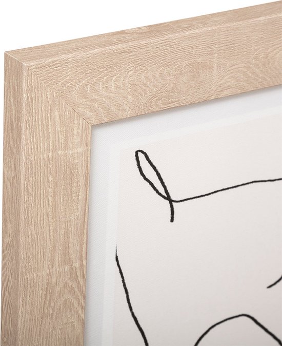 Canvas Poster 50 x 70 cm Lines & Shapes | bol