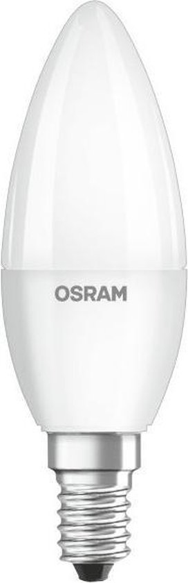 Osram LED Star B40 5.7W/827 E14 Mat | bol Osram LED Star B40 5.7W/827 E14 Mat | bol