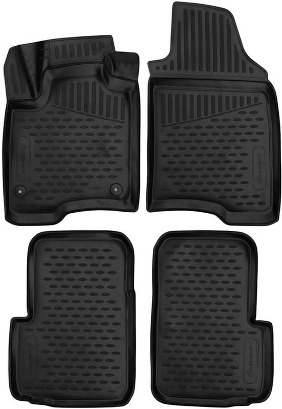 Maatwerk 3D Rubberen Automatmatten Set voor FIAT Panda (2011+) - 4 ...