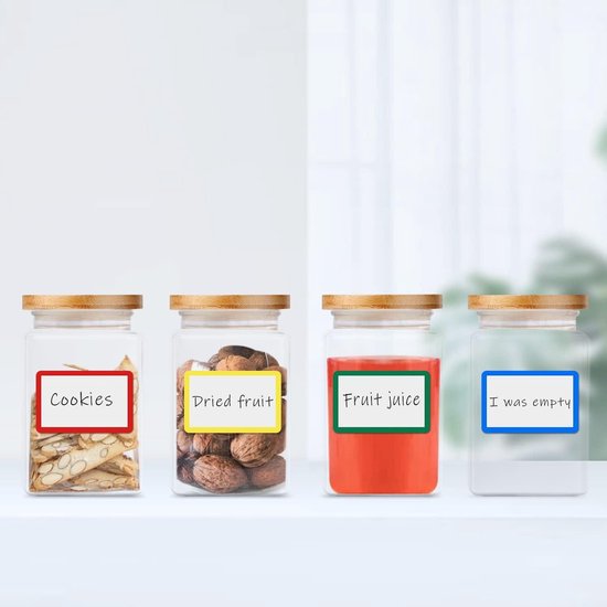 Name Tag Stickers - 300 stuks - Blanco Labels - Naam Etiketten ...