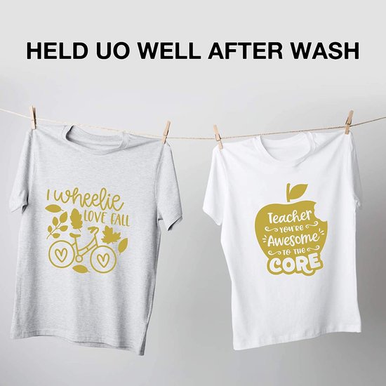 Warmteoverdracht Vinyl Rol - Aardegoud, Zelfklevend HTV-vinyl voor ...