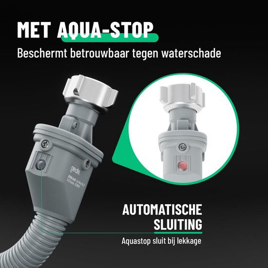 Aquastop slang wasmachine 1,5 m - Veilige toevoerslang voor wasmachines ...