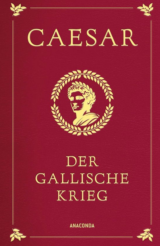 Der gallische Krieg - Gebonden in Cabra Leder met Goldprägking ...
