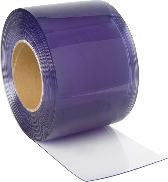 Transparant PVC Strepengordijn voor Stallen en Hallen, 50 Meter Rol | bol
