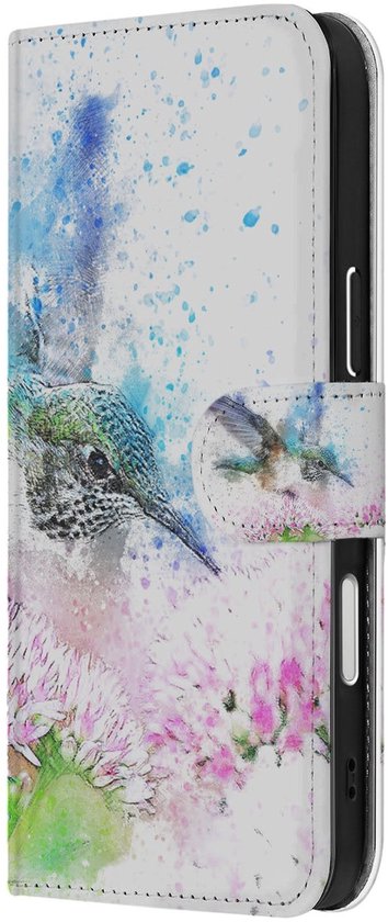 Apple iPhone 17 Pro Portemonneehoes Vogel Print Met 3 Pasjes | bol