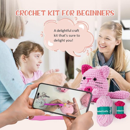 Allecta - Complete haakset voor beginners met Amigurumi starterset en ...