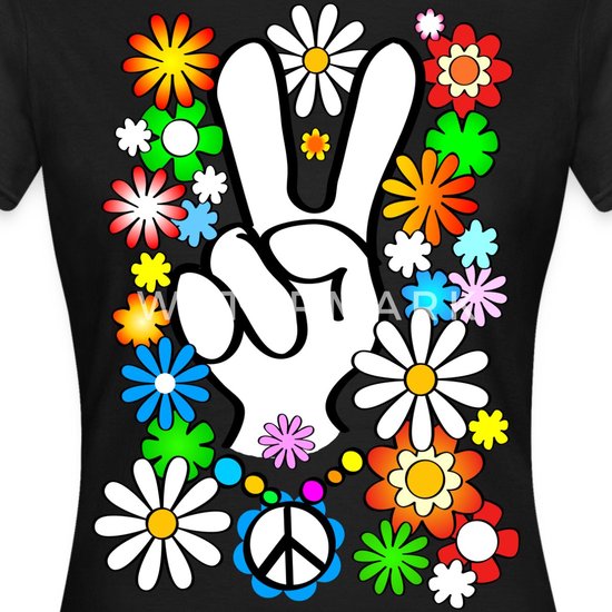 Flower Power Peace Hippie | bol