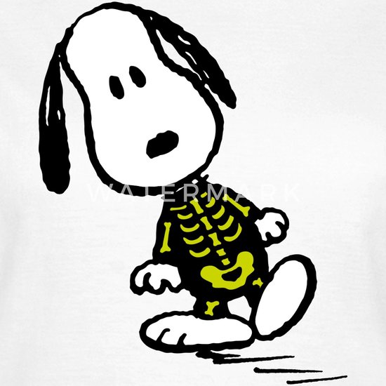 Peanut Snoopy Halloween X-Ray Röntgenfoto | bol