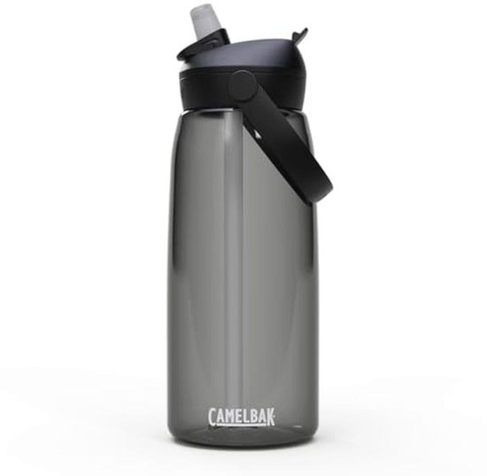 Camelbak - Thrive Flip Straw Bottle with Tritan Renew, Drinkware, Charcoal, 740 ml | bol