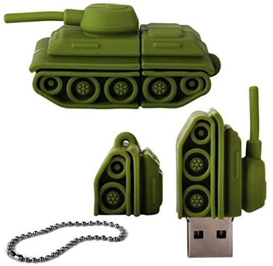Hoge Snelheid 32GB Army Tank USB 3.0 Flashdrive - Groen | bol