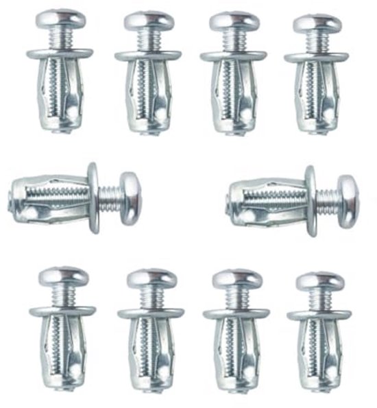 Hollewandpluggen M5 x 25 - Metalen Spreidpluggen voor Bevestigingen en ...