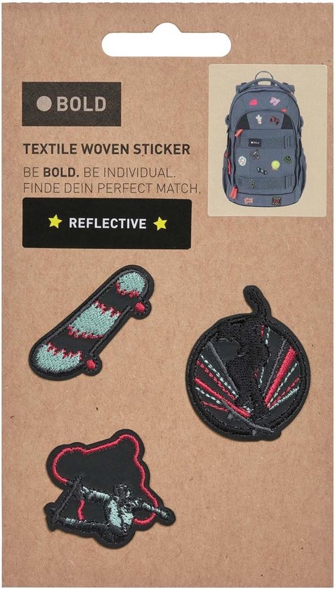 Zelfklevende Textielstickers Set - Herbruikbaar voor Textiel en Gladde ...