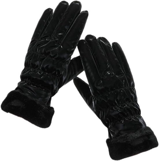 Dikke fluwelen wintersport handschoenen dames - Warme fiets en ski ...