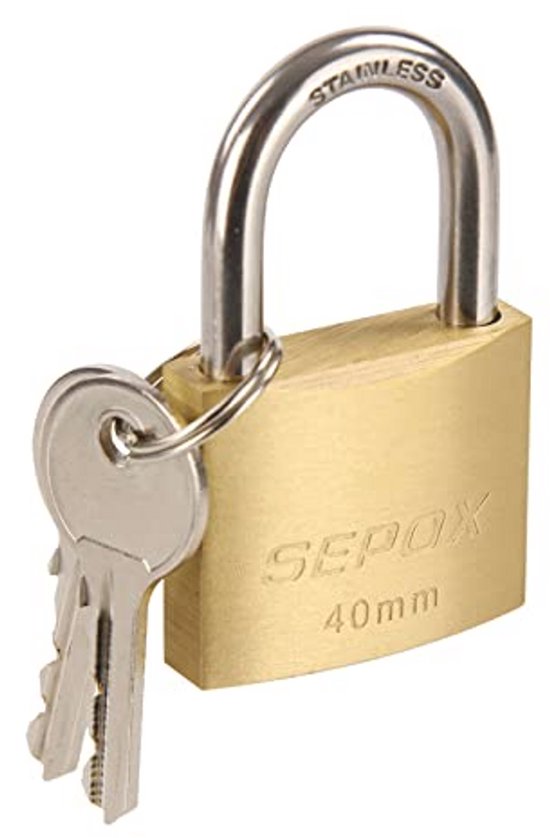 Marine Grade Outdoor Hangslot 40mm - Roestbestendig en Duurzaam | bol