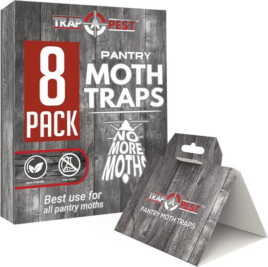 12 Pack mottenvallen voor voorraadkasten - effectief en veilig voor ...