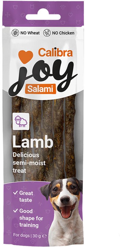 Calibra Joy Dog Salami - Kip - 3 x 30 g | bol