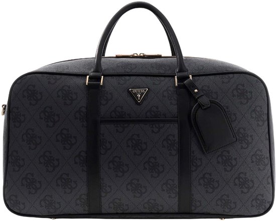 GUESS reistas schoudertas Weekender Duffle Bag Coal Logo donkergrijs | bol