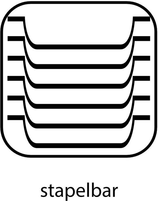 GN 1/4 Gastronorm Container RVS 1 Liter - 264x162x40 mm - Professioneel ...