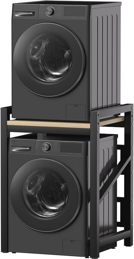 Wasmachinekast met Planken - Ruimtebesparend Rek voor Wasmachine en ...
