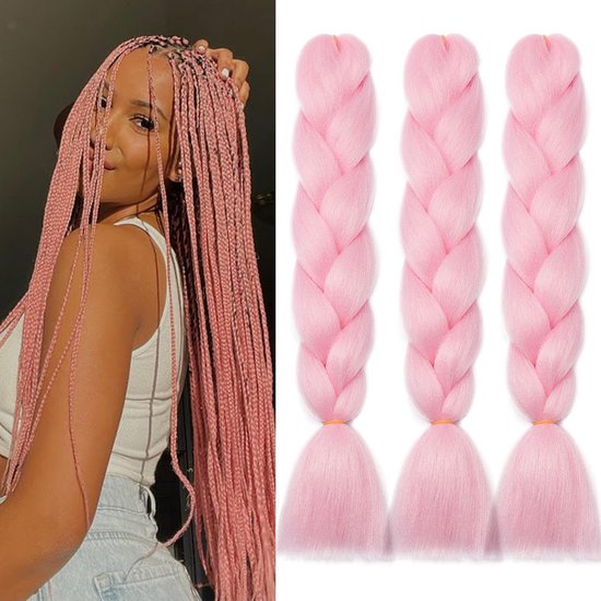 Synthetisch Vlechthaar Jumbo Braids 3 Stuks Ombre Kunsthaar 61cm | bol