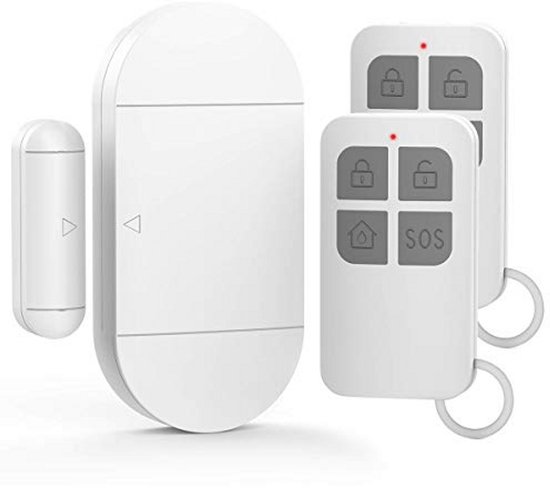 Inbraakalarm met Afstandsbediening - 130 dB Sirene en 4 Alarmmodi voor ...