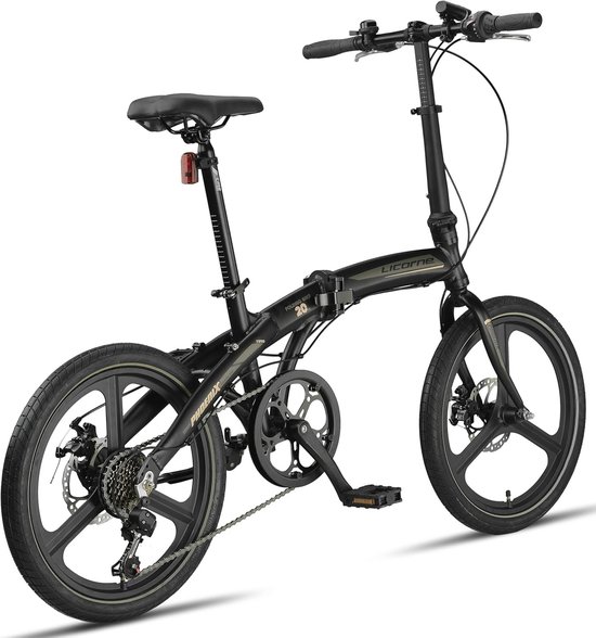 Aluminium Vouwfiets 20 Inch Met Versnellingen en Schijfremmen ...